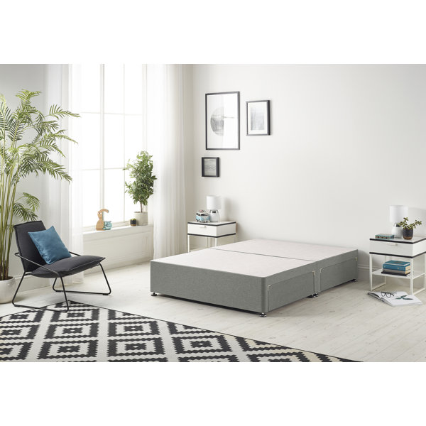 Single divan base in 2 pieces store